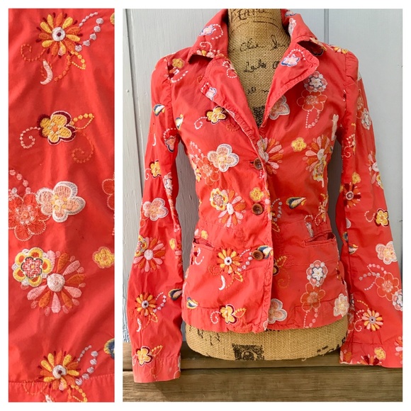 Johnny Was | Jackets & Coats | Johnny Was Floral Embroidered Jacket ...